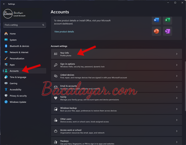 Logout dari akun Microsoft di Windows 11 – Bacalayar