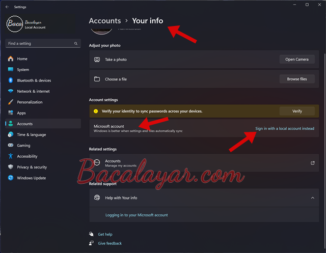 Logout dari akun Microsoft di Windows 11 – Bacalayar